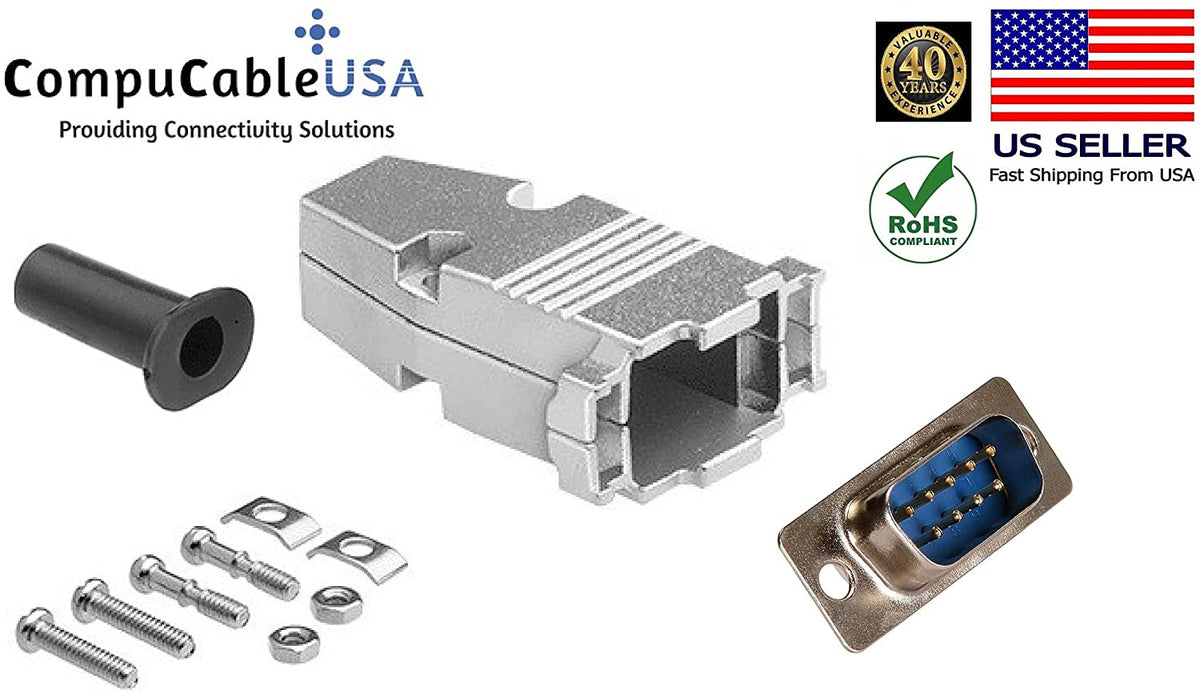 Solder Type Shielded Metal Hood – CompuCablePlusUSA- Providing ...