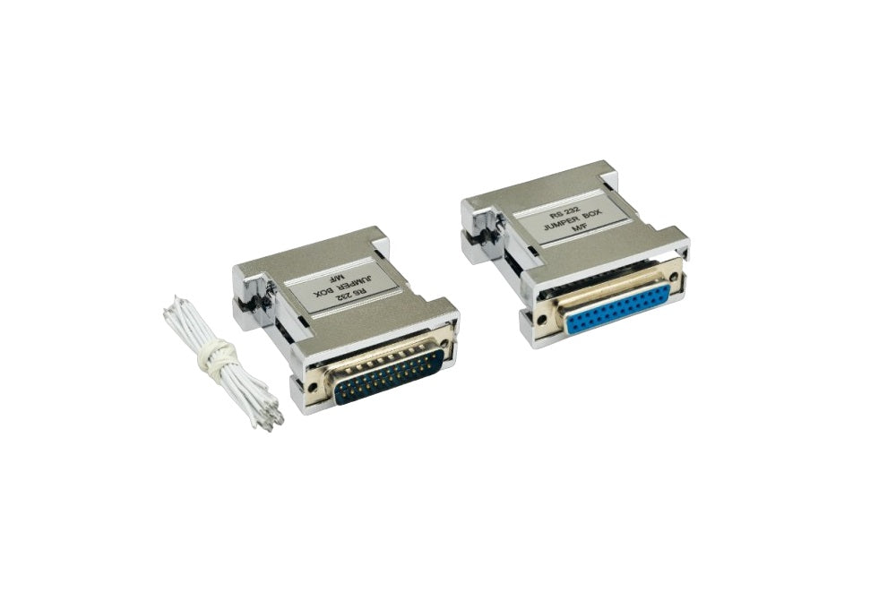 RS-232 Serial Jumper Box DB25 to DB25, Male to Female, 1 PC/Pack ...