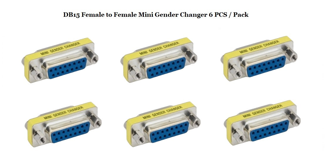 D-Sub Serial Mini Gender Changer Coupler Adapter (Mini Gender Changer ...
