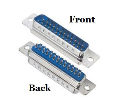 DB25 Male D-Sub Solder Connector Kit + Unshielded Plastic Hood + Screws – CompuCablePlusUSA ...